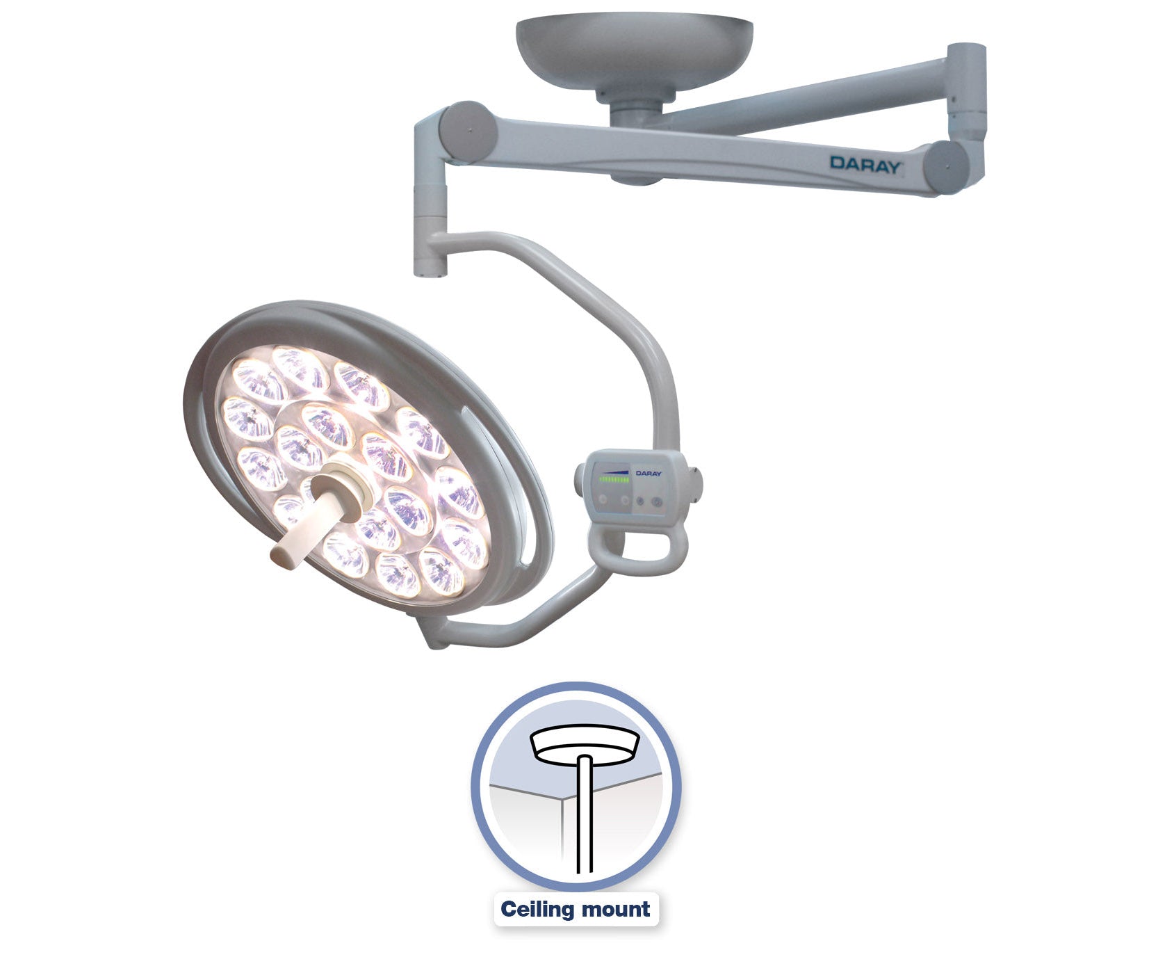 S450 single-head ceiling-mount operating theatre light 500mm (120,000 ...